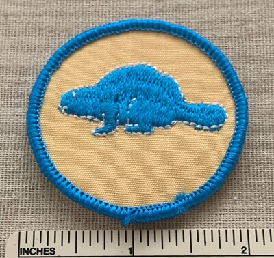 Vintage 1970s-80s BEAVER PATROL Boy Scout Uniform PATCH Unit BSA Badge ...