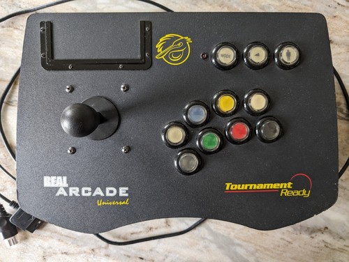 Pelican Real Arcade Universal Tournament Arcade Fight Stick PS2 Xbox ...