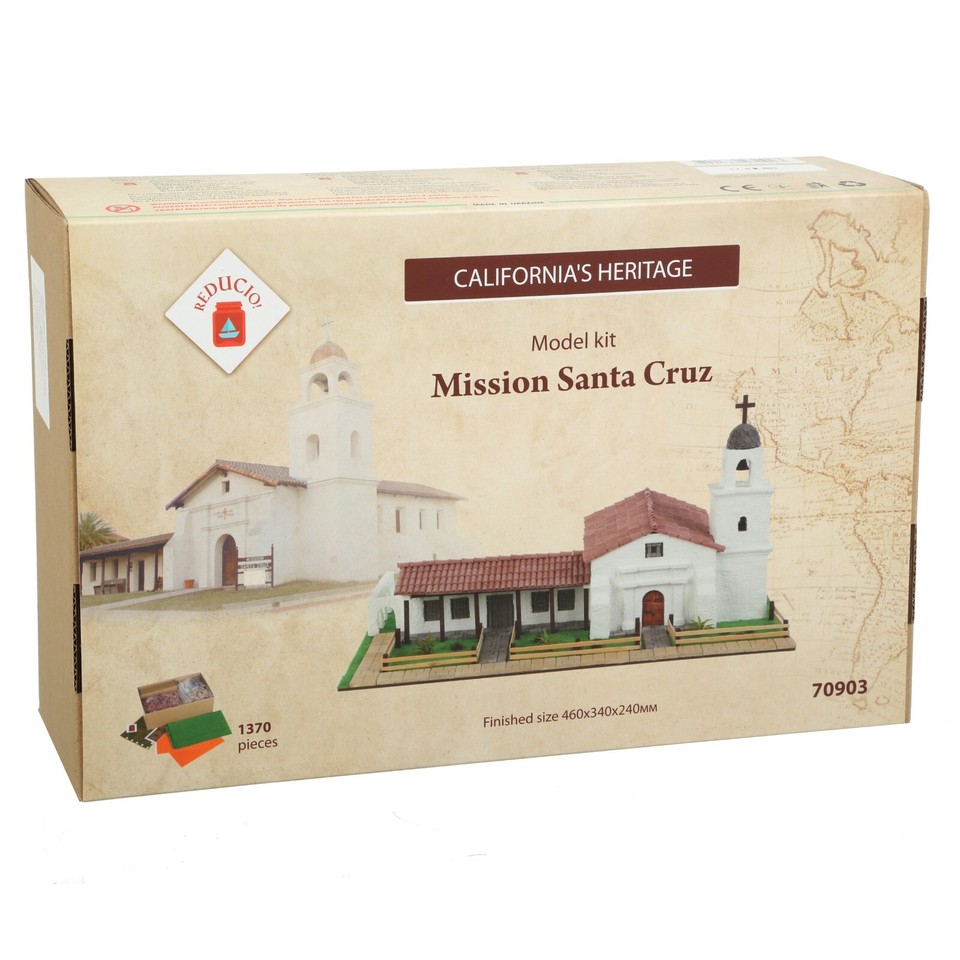School project Miniature Bricks California Missions Model Kit Santa ...
