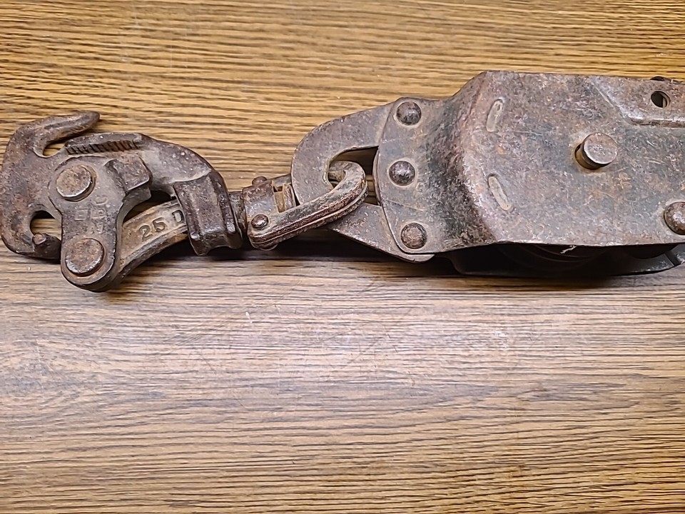 Antique DURBIN DURCO 25-C Barbed Wire Fence Stretcher w/ Double Pulley ...