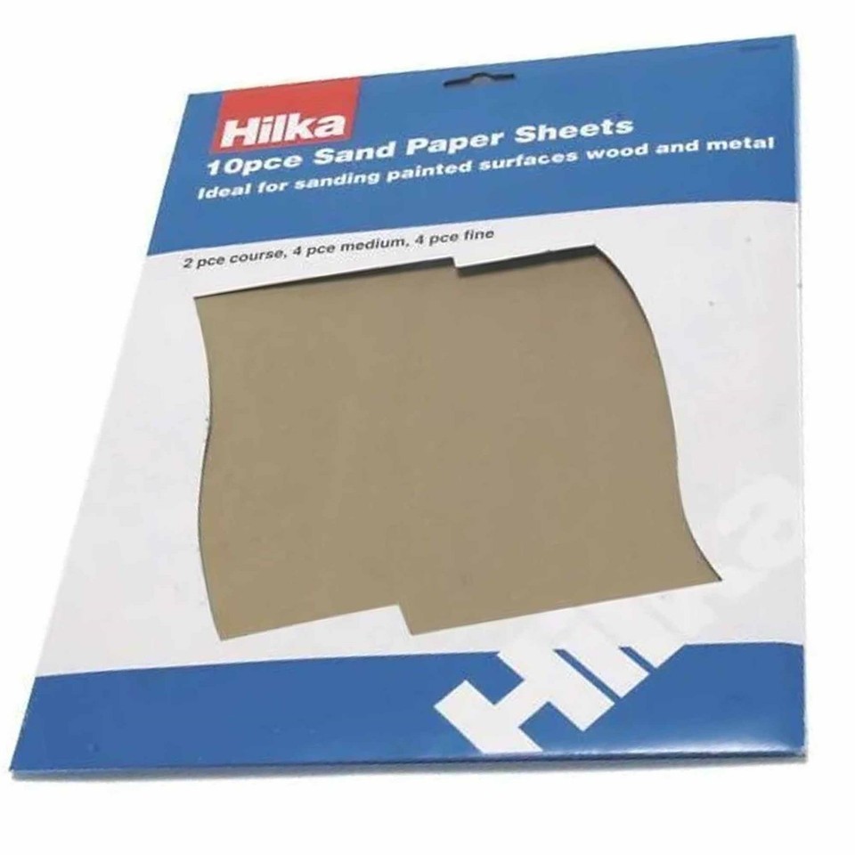 Sandpaper 10 Sheets Of Sand Paper Available In Course Medium & Fine ...