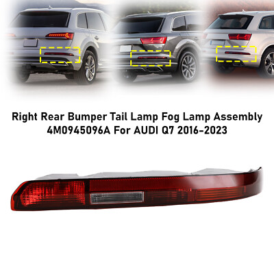 Right Rear Bumper Tail Lamp Fog Lamp Assembly 4M0945096 For AUDI Q7 ...