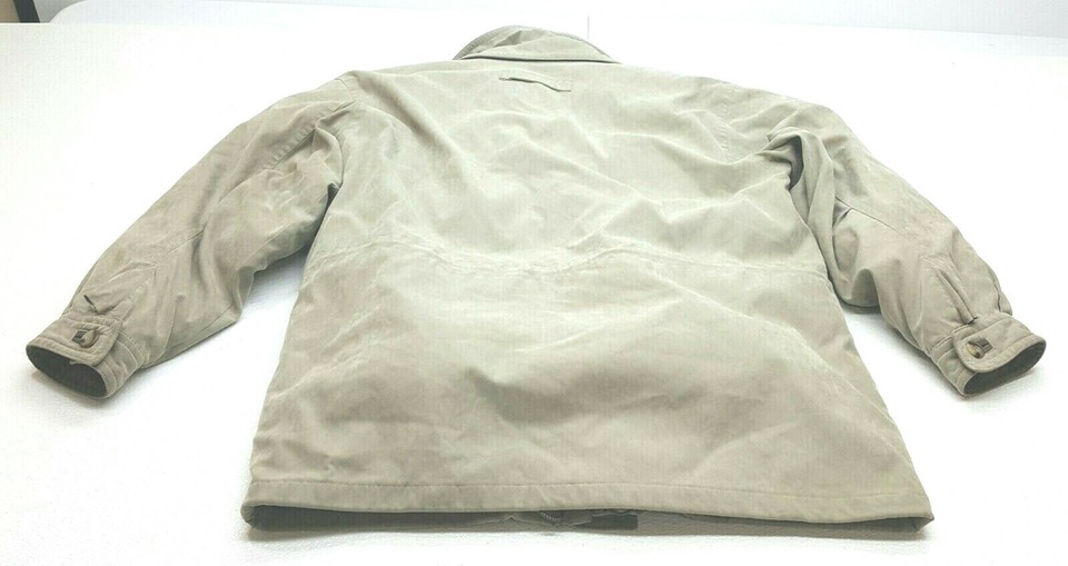 VTG Sears Fieldmaster Coat Jacket Parka Men Large Beige Khaki DOWN ...