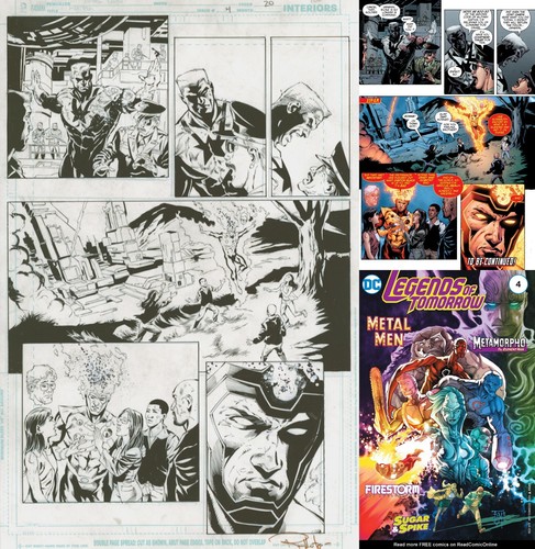 Gerry Conway Firestorm Legends of Tomorrow #4 Pg 20 Original Art ...