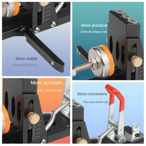 Woodworking Slant Hole Punch Positioner Slant Eye Tool Slant Hole ...