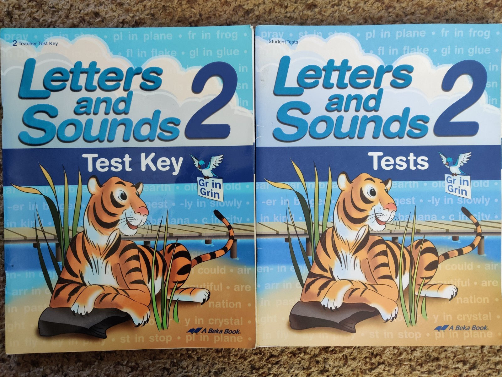 Abeka 2nd grade Letters and Sounds 2 (student test + test key) | eBay