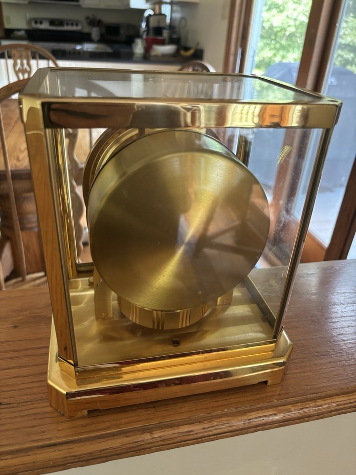 Jaeger Le Coultre Atmos 528-8 Mantle Clock 15 Jewels 1982 Serviced ...