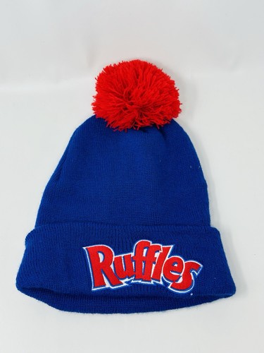 Ruffles Potato Chips Hat Pom Beanie Toque Company Logo Knit Made In USA ...