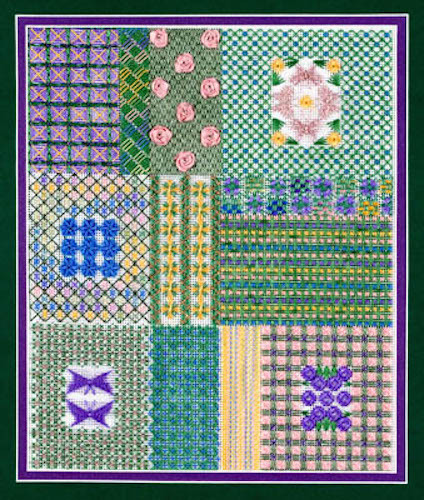 10% Off DebBee's Designs Counted Canvas chart - Baskets, Blooms ...