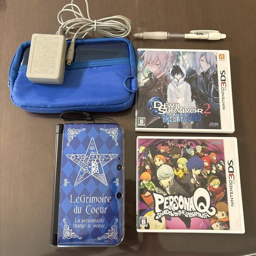 Nintendo 3DS LL XL Persona Velvet Model Console w/ Games Stylus Charger ...
