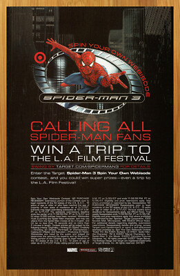 2004 Target Spider-Man 3 Contest Print Ad/Poster Marvel Movie Promo Art ...