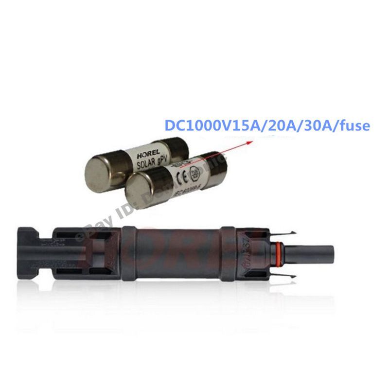 Male&Female F/M Set In-line Fuse Cable Connector 15A 20A 30A Use For ...
