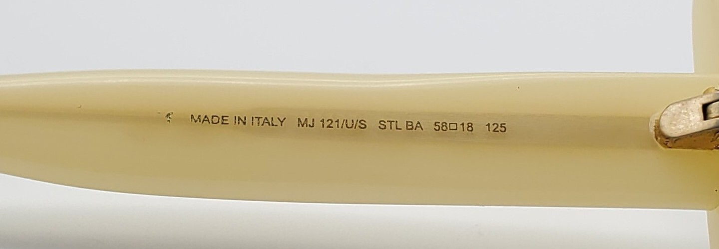 Marc Jacobs MJ 121US STLBA Oversize Square Brown/Ivory 58x18 125 ...