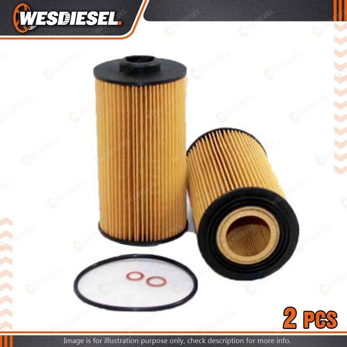 2 x Wesfil Oil Filters fits Landrover Range Rover L322 4.4L V8 32V MPFI ...