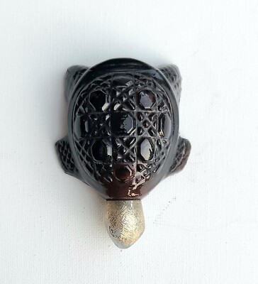 Vintage Avon Turtle Amber Glass Brown Perfume Bottle 1970’s ? | eBay