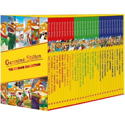 Geronimo Stilton The 30 Book Collection Box Set (Series 1, 2 & 3) NEW ...