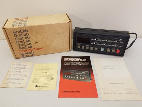 GraLab Model 525 Digital Darkroom Timer - Tested And Working (No Foot ...