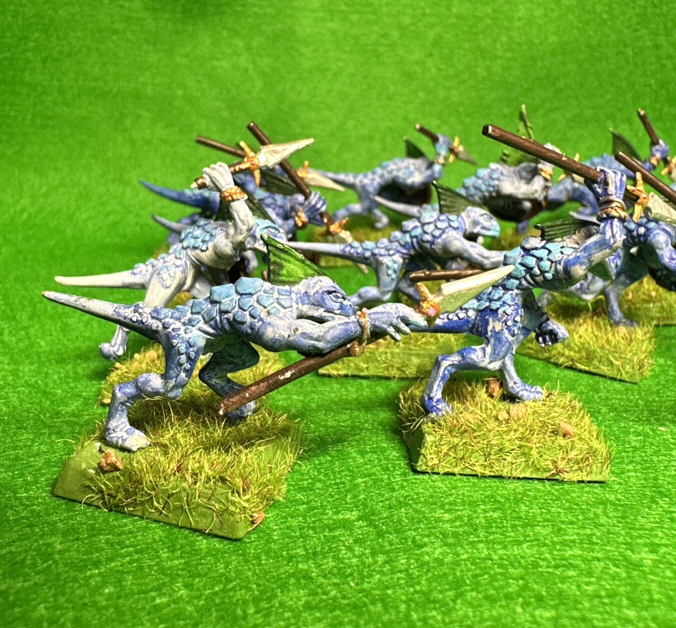 Warhammer Skinks Unit Seraphon Lizardmen Games Workshop Skink Lot ...