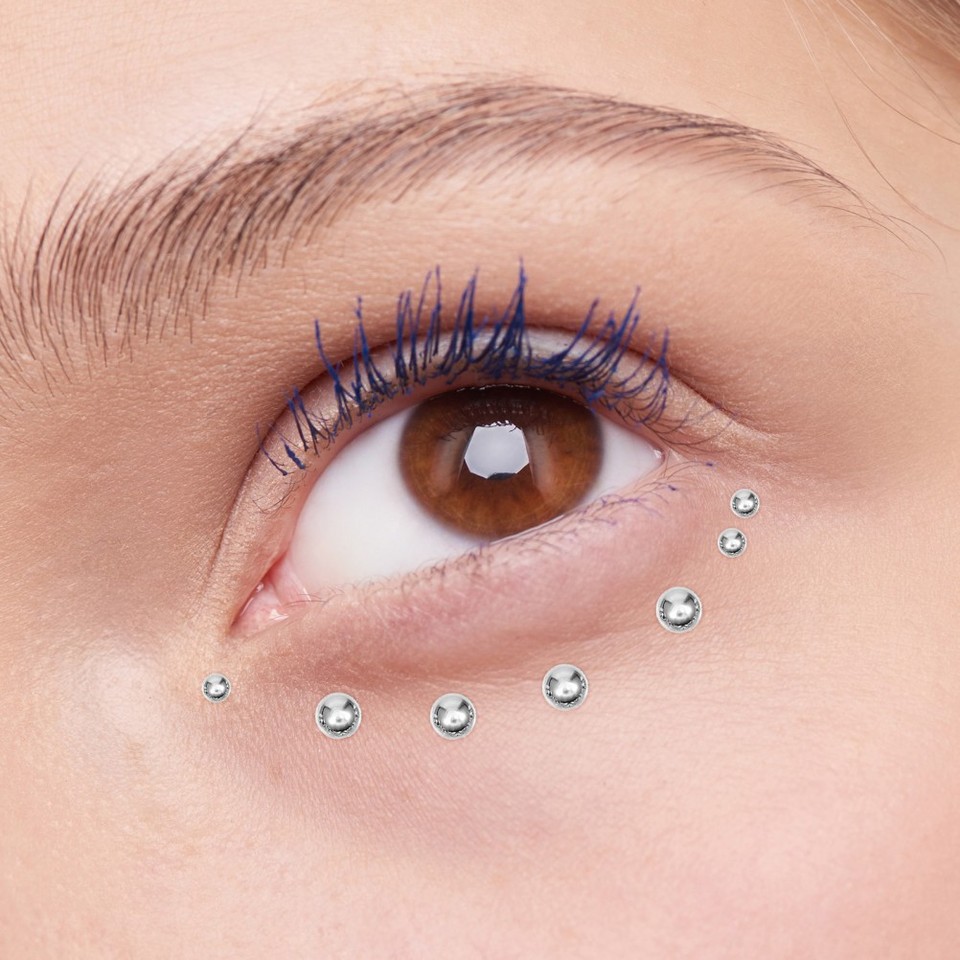 10 Sheets Flat Back Gems Face Pearls Makeup Jewels Stickers Crafts ...