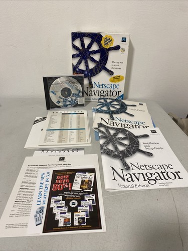 Vintage Netscape Navigator 3.0 Personal Edition Windows 95 & 3.1 - CD ...