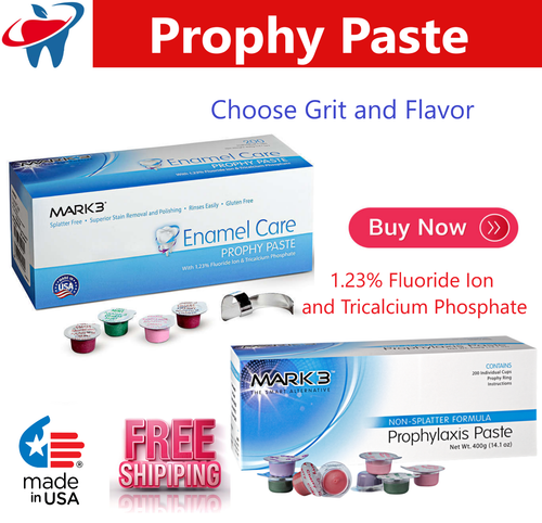 Dental Prophy Paste Upto 600 cups Prophylaxis Non Splatter Mark3 All ...