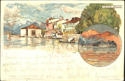 40604092 Wielandt Manuel Litho Isola Bella KuenstlerManuel Wielandt ...