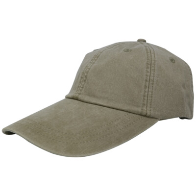 Sunbuster Extra Long Bill 100% Washed Cotton Cap with Leather ...