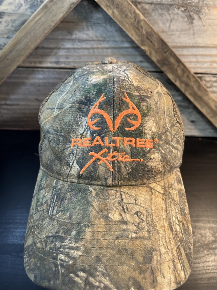 Real Tree Extra Green Hat Camo Adjustable Hat Trucker Hat Mesh Back | eBay