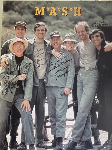 MASH TV CAST Autographed Poster 24” by 36” JSA Certified | eBay