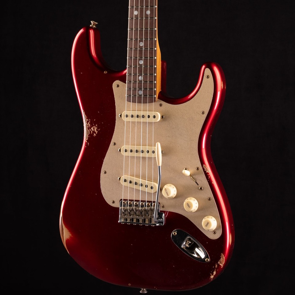 Fender Custom Shop Roasted Bighead Stratocaster Relic Aged Candy Apple ...