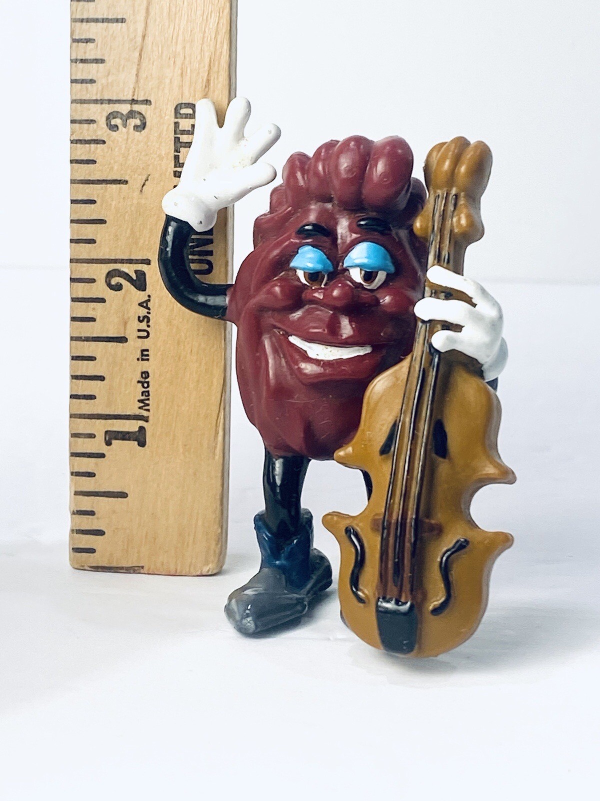 Vintage California Raisins 1988 Bass Cello Player PVC Figure Applause ...