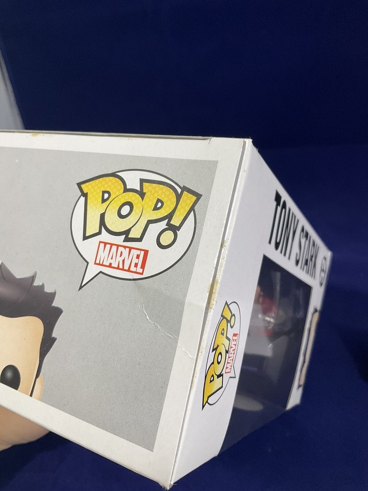 Funko Pop Tony Stark Unmasked SDCC 2013 Limited Edition Iron Man 3 ...