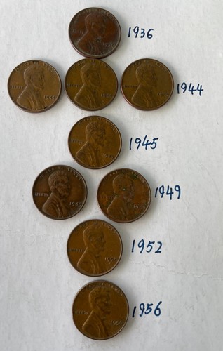 Penny Old Coin Cent Collection Lot of 9 | eBay