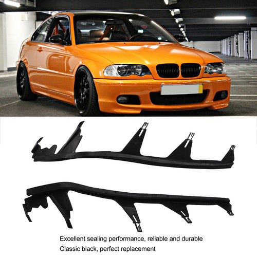 Pair Of Car Headlight Cover Gasket 63128384490 Strong Sealing Black ...