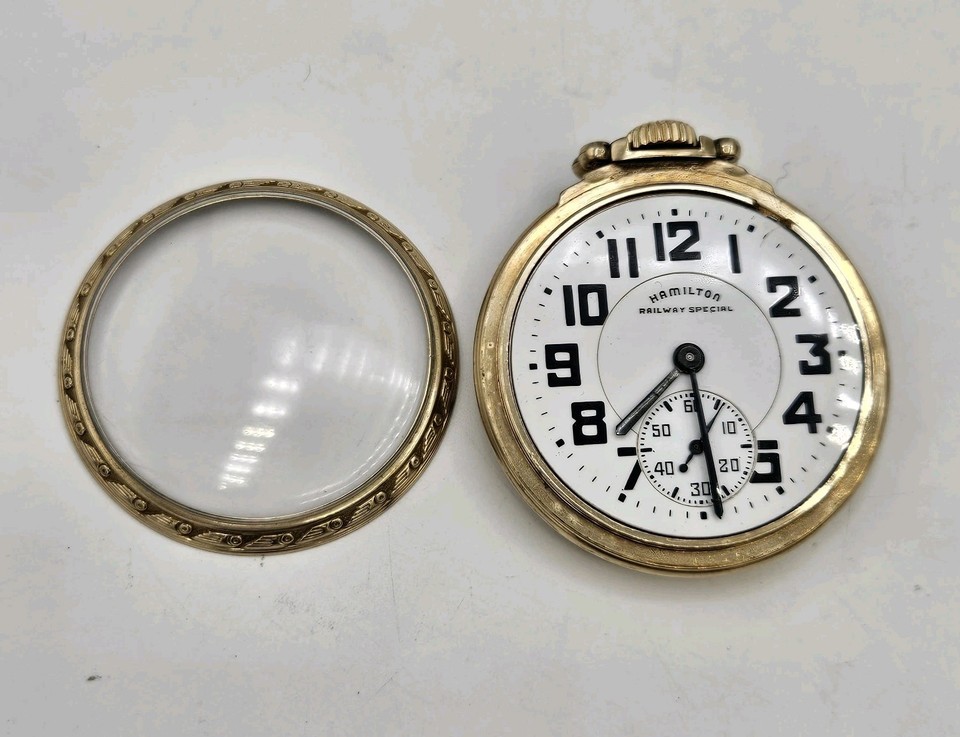 1944 Hamilton 992B Railroad Pocket Watch – 16s, 21J, Lever-Set, 10K ...