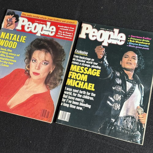 Lot of 2 Vintage People Weekly Magazines (1983, 1987) | eBay