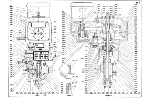 Republic-Lagun FTV-4 Milling Machine Operation, Maintenance, Parts ...