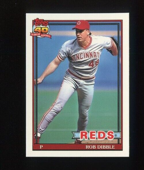 1991 TOPPS TIFFANY #660 ROB DIBBLE CINCINNATI REDS | eBay