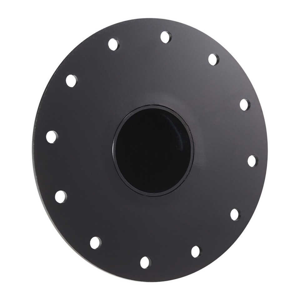 Black Straight Fuel Cell Fast Fill Filler Neck 12 Bolts Flange Billet ...