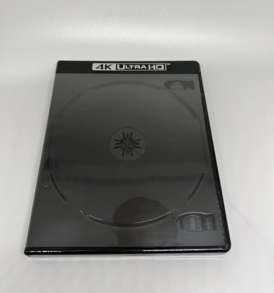 NEW 12MM 4K ULTRA HD BLACK DOUBLE (2) DVD CASE, SLEEVE, PS2-12MM UHD ...