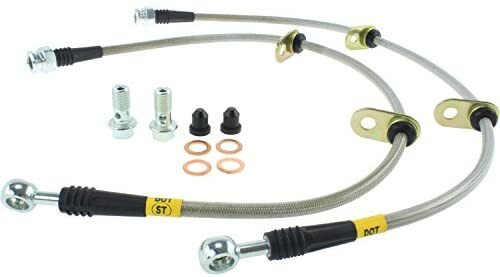 Stoptech Stainless Steel Braided REAR Brake Lines Kit Acura Integra DA ...