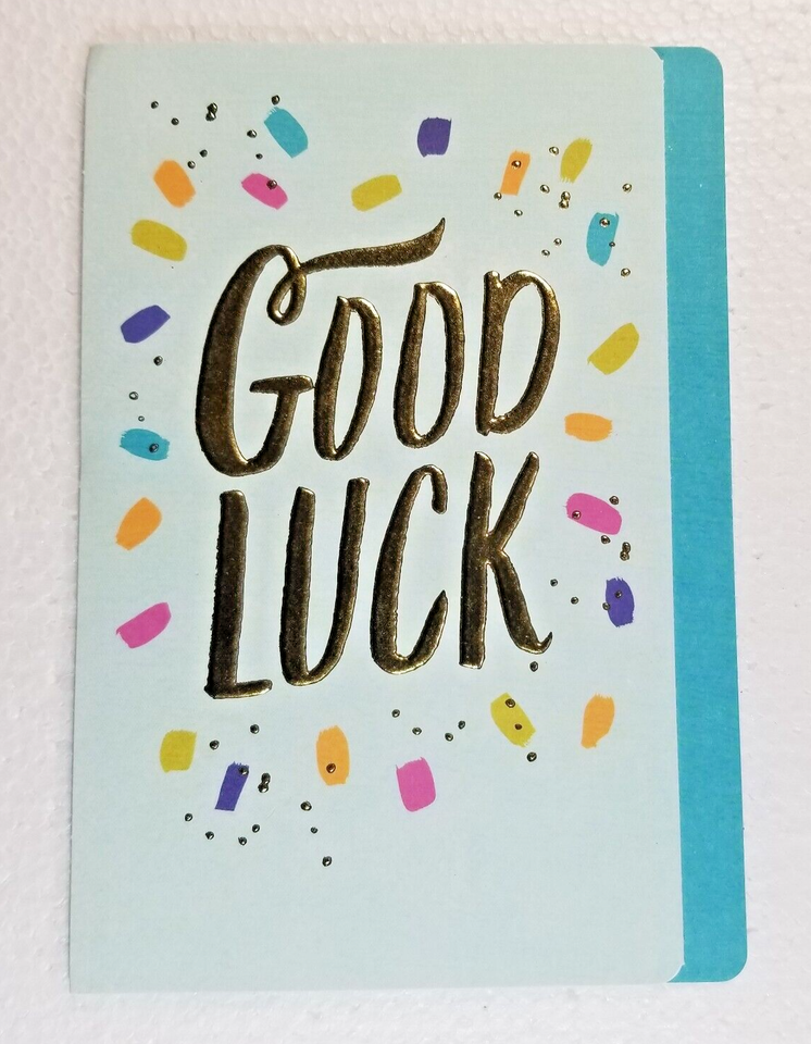 GOOD LUCK Greeting Card General Retirement New Job New Home +++Set of 3 ...