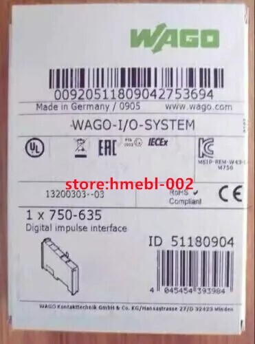 New In Box WAGO 750-635 Digital Impulse Interface Module 750-635 | eBay