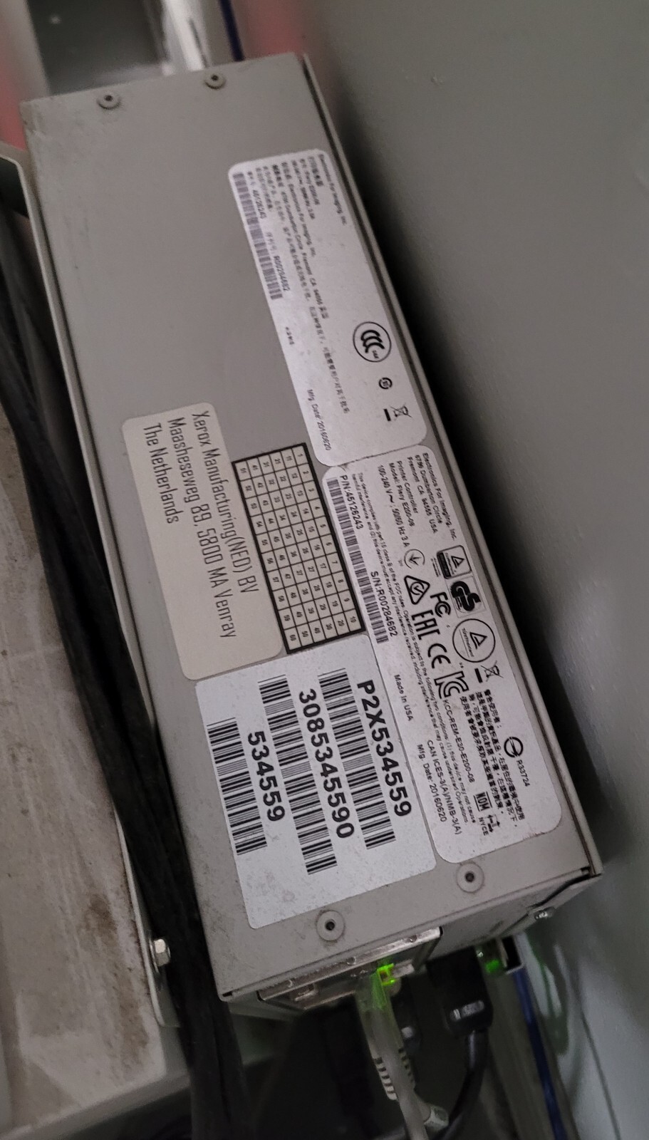 EX-I 80 Integrated Print Server EFI Fiery Accessory Xerox Versant 80 ...