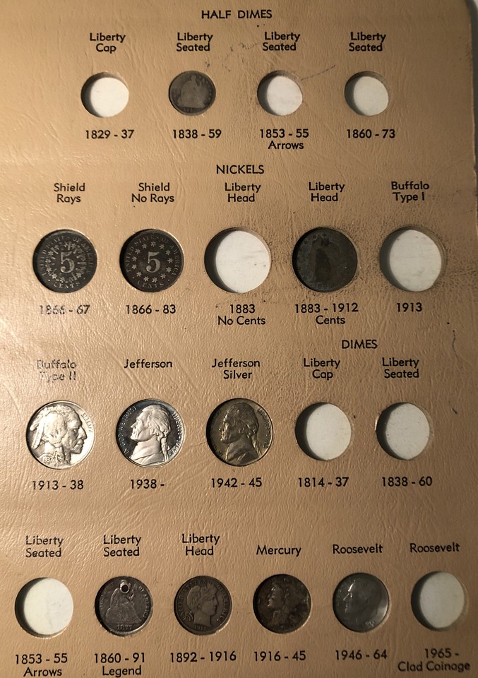 united states type set coin album dansco partial Collection | eBay