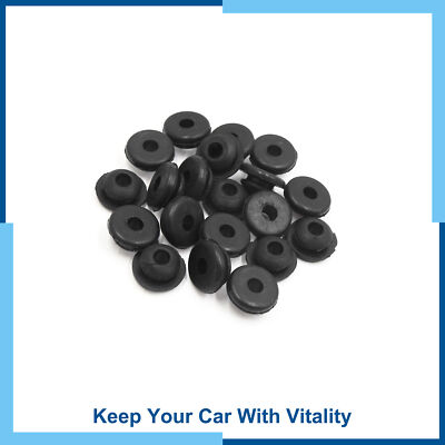Universal Pack (20) 6mm Black Rubber Shock Absorber Bushings for Car ...