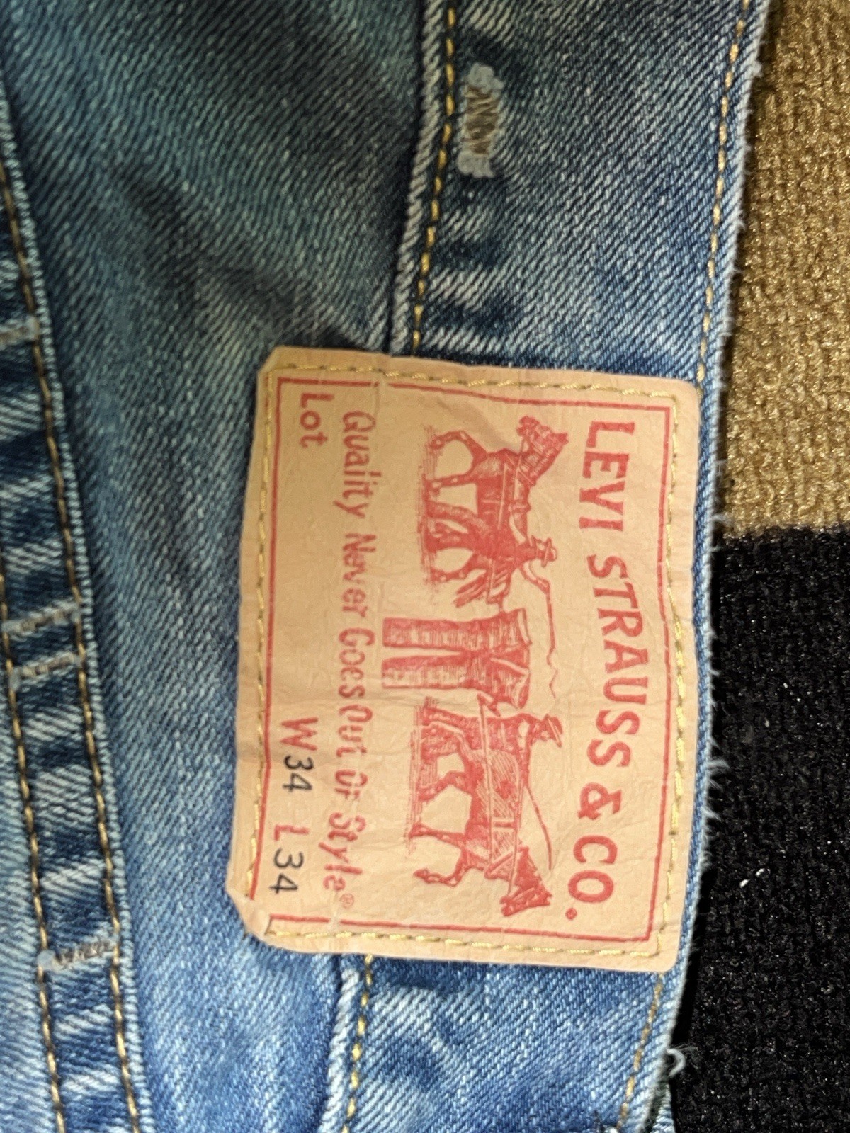 Levi's Men's Type 1 Jeans Tough Boot Blue Denim, Raw … - Gem