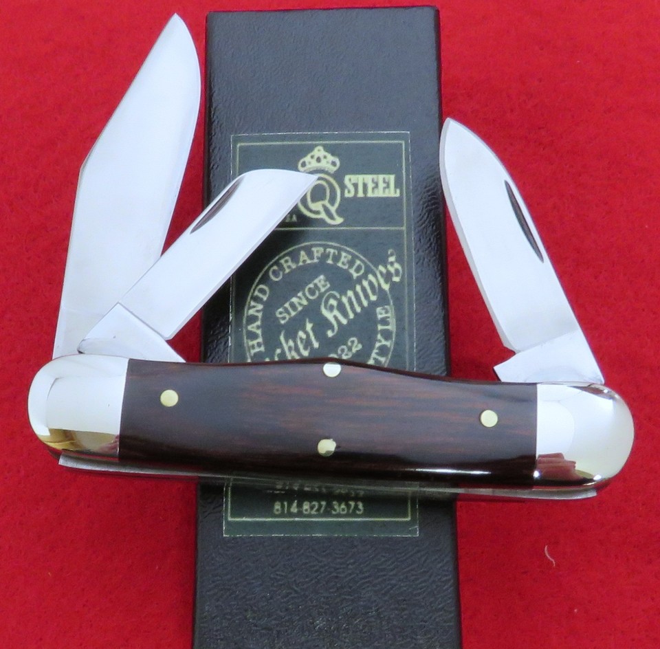Queen USA Railsplitter Knife 2014 Walnut Handles D2 Steel Queen Tool ...