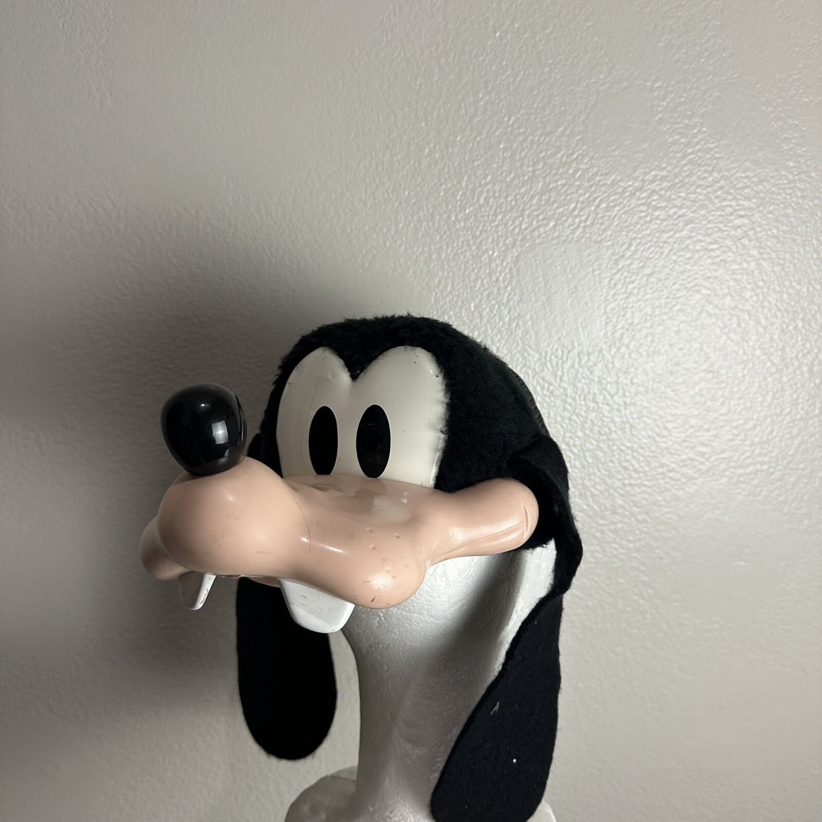 Vintage Disney Parks Goofy Snap Back Hat Plastic Hard Face OSFM | eBay