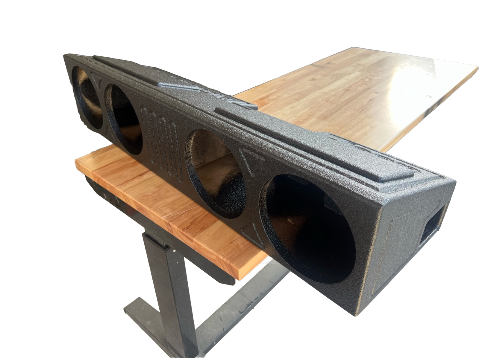 2018-2022 Jeep Gladiator 4x8” Subwoofer Box Front Fire Ported Under ...
